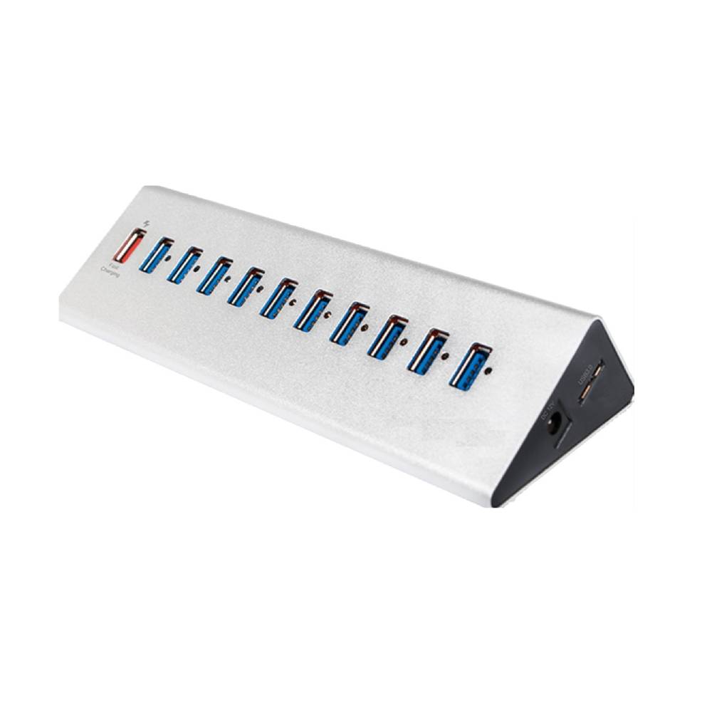 USB 3.0 Hub 10-Port + 1x Fast Charging Port - FORCOM Technology Co., Ltd.