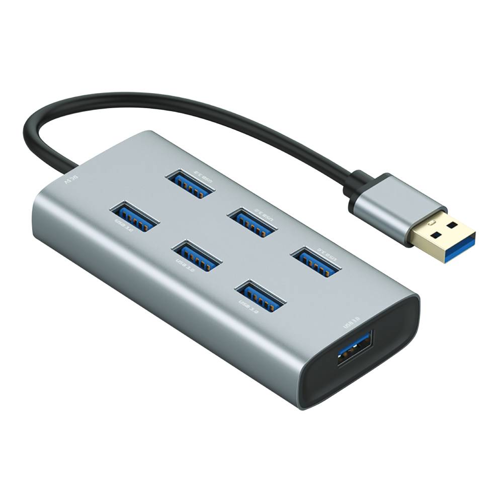 USB3.0 7 port HUB w/5V DC power port - FORCOM Technology Co., Ltd.