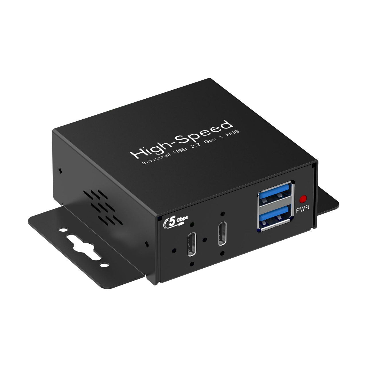 Desk/ Rack mounted Mini Industrial USB 4 port HUB - FORCOM Technology ...