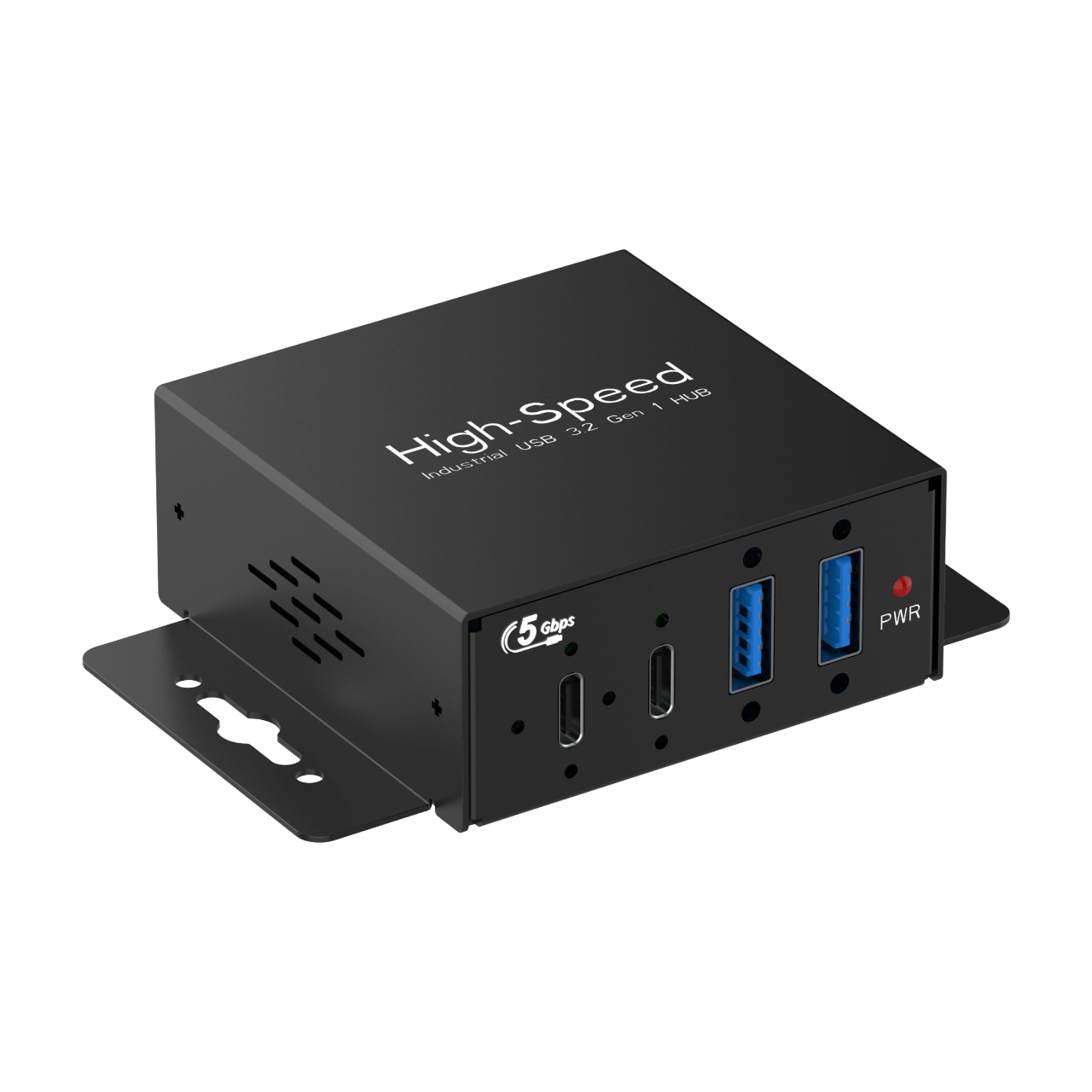 Desk/ Rack mounted Mini Industrial USB 4 port HUB - FORCOM Technology ...
